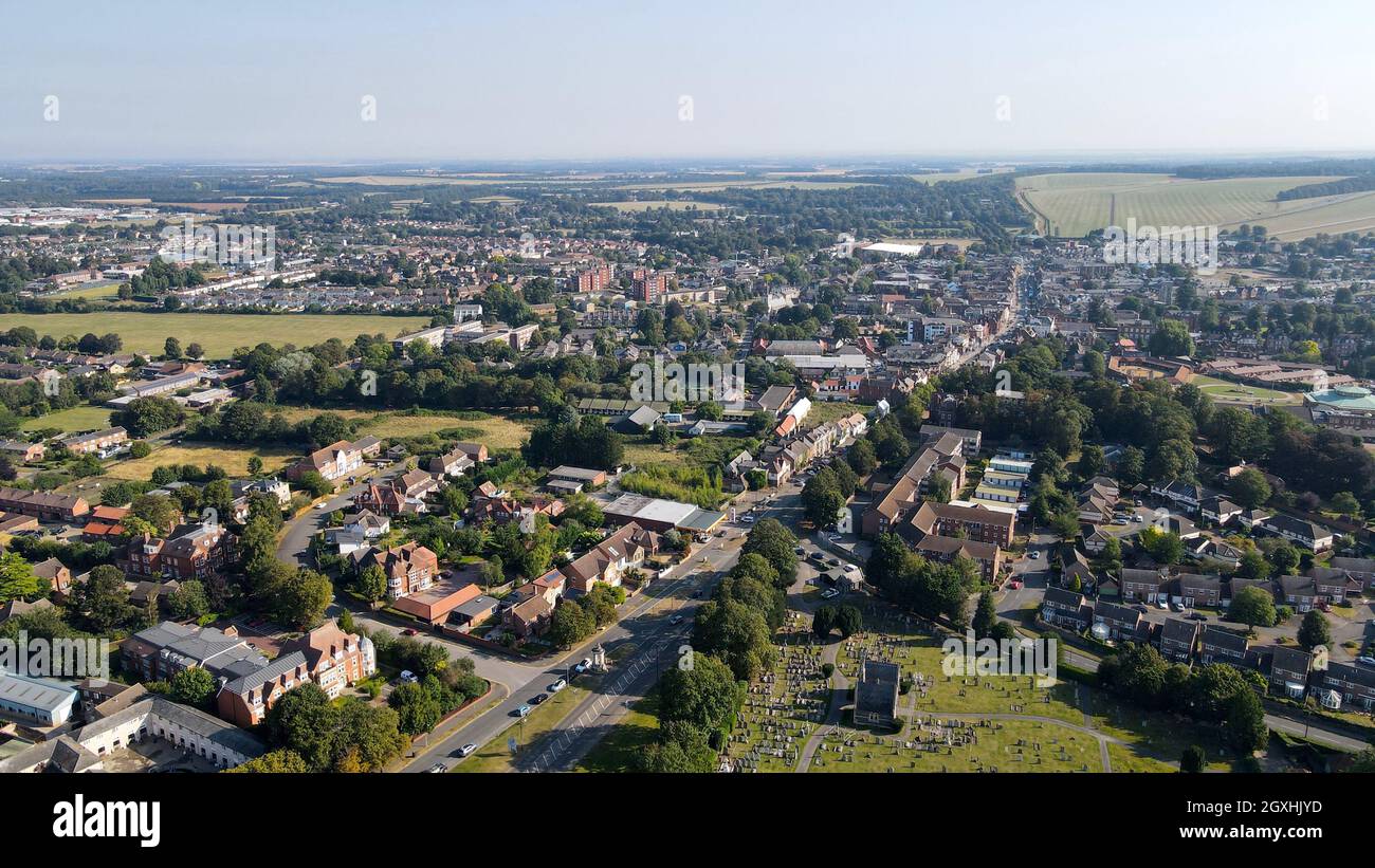Aerial view horse racing track hi-res stock photography and images - Alamy