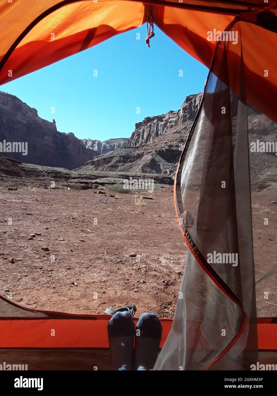 Inside tent looking out hi-res stock photography and images - Alamy