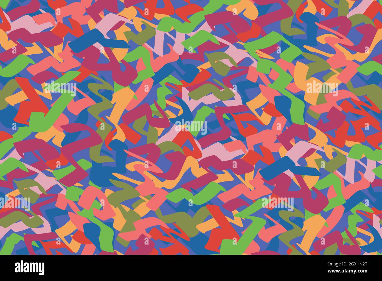 abstract seamless background pattern hand drawn, Vector Stock Vector ...