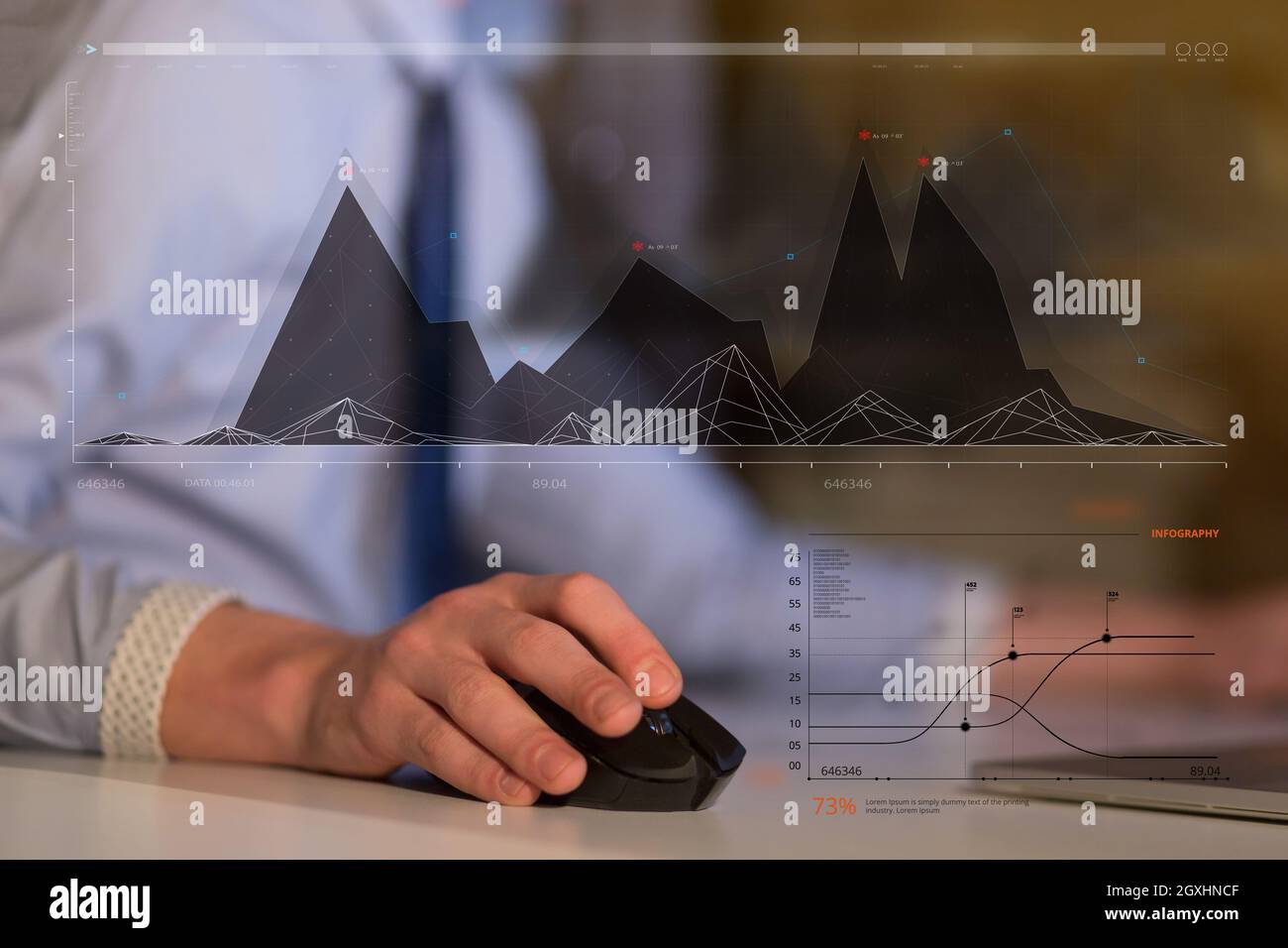 Hand using computer mouse hi-res stock photography and images - Alamy