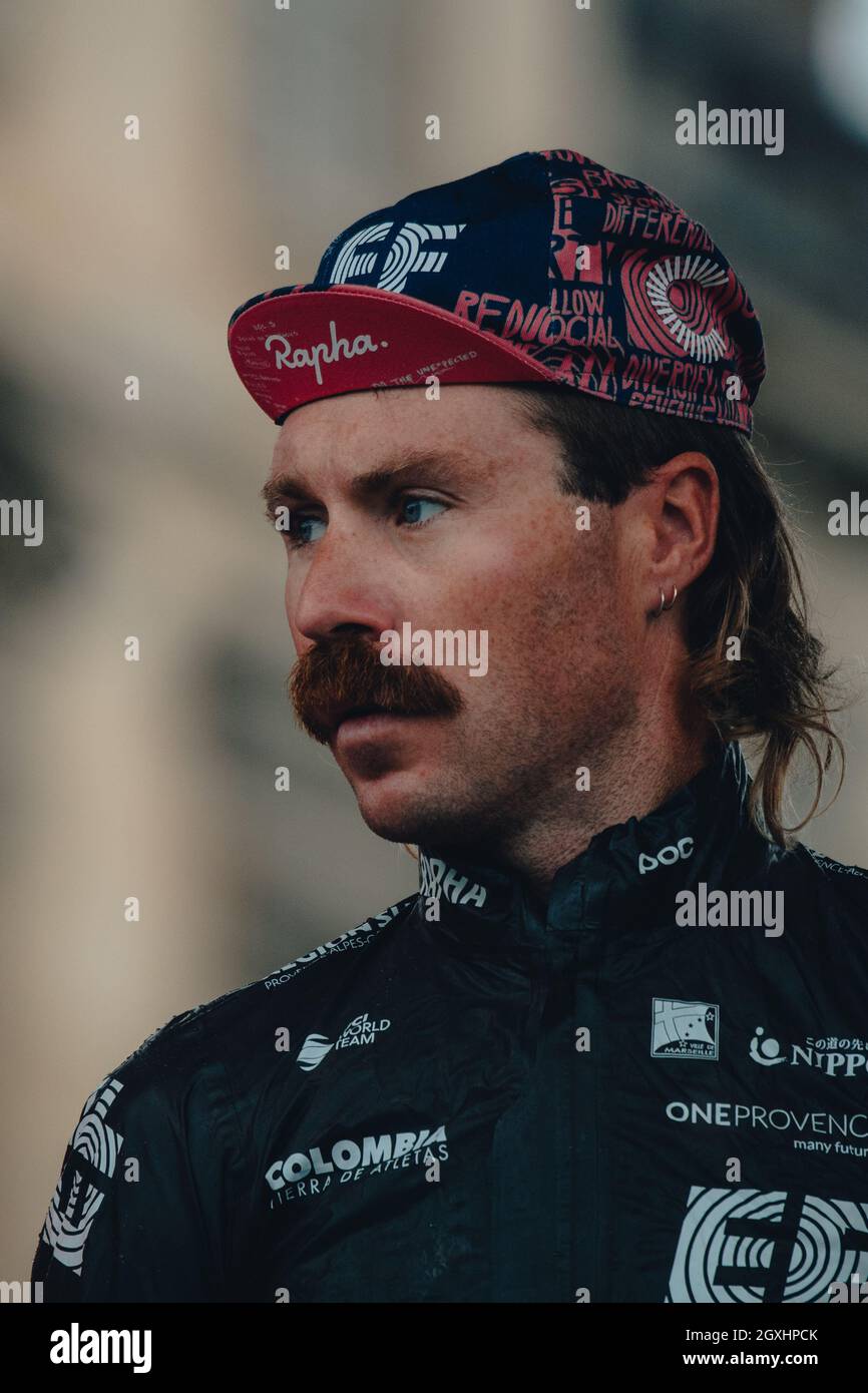 3rd October 2021 Paris-Roubaix. Mitch Docker. Photo by Simon Gill Stock ...