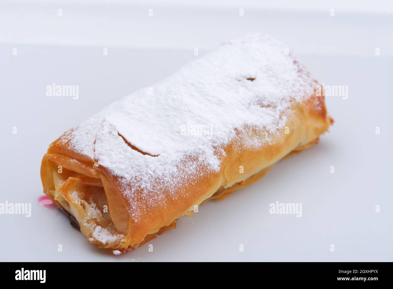 apple pie turkish dessert healthy organic food isolated on white ...