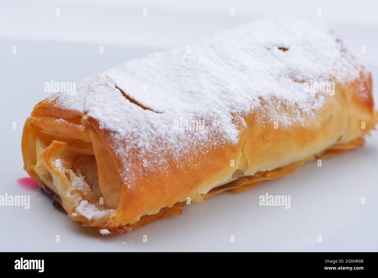 apple pie turkish dessert healthy organic food isolated on white ...