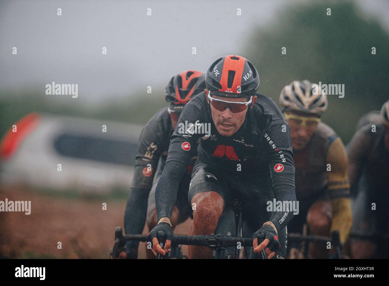 3rd October 2021 Paris-Roubaix. Luke Rowe. Photo by Simon Gill Stock ...