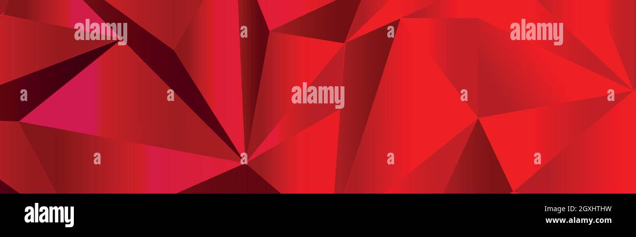 Abstract red gradient triangles of different sizes - Vector illustration Stock Vector Image ...