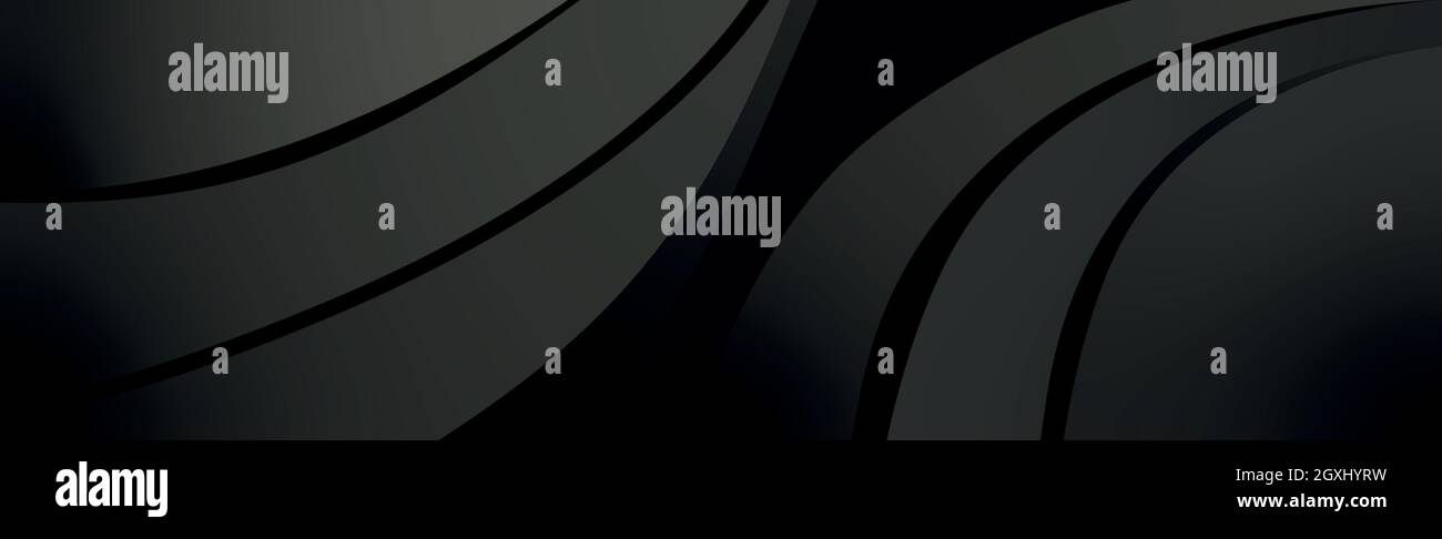 Abstract black background with gradient patterns - Vector illustration ...