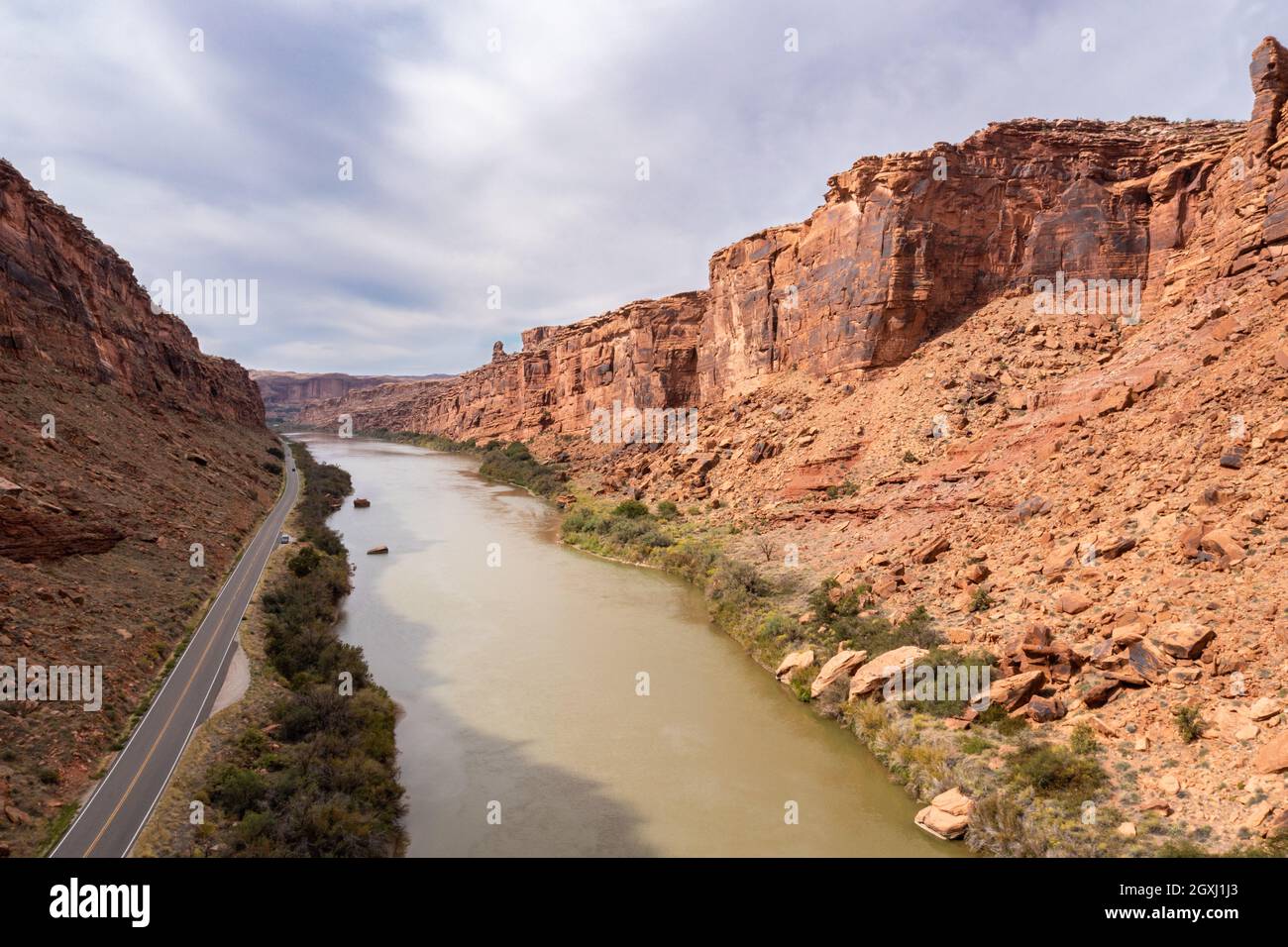 Colorado River Canyon near Moab, Utah, USA Stock Photo - Alamy