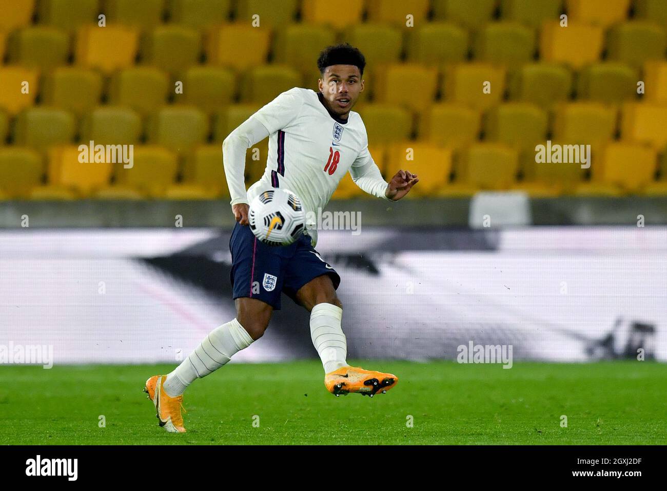 England’s James Justin Stock Photo - Alamy