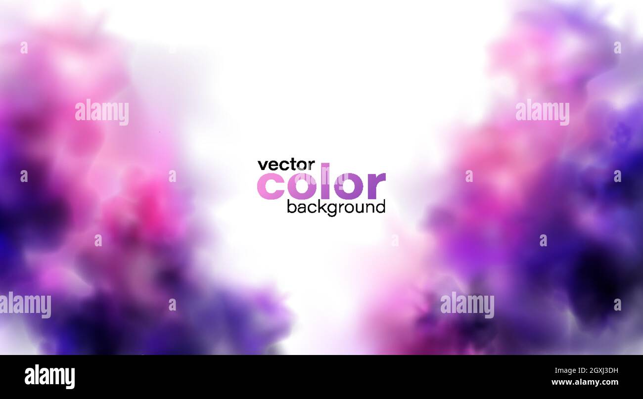 Holiday Abstract shiny color powder cloud design element Stock Vector ...
