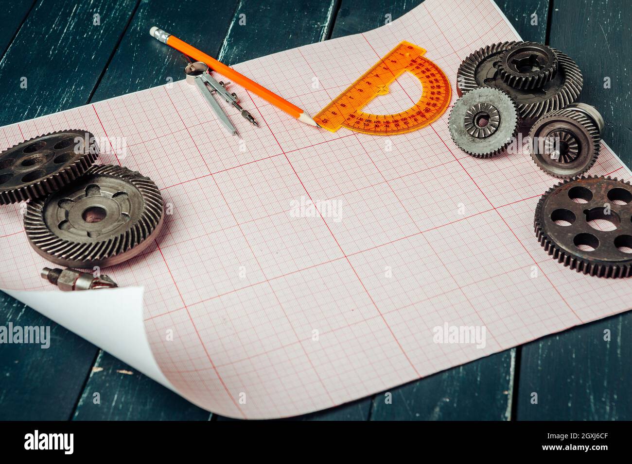 Technical drawing callipers bearing hi-res stock photography and images ...