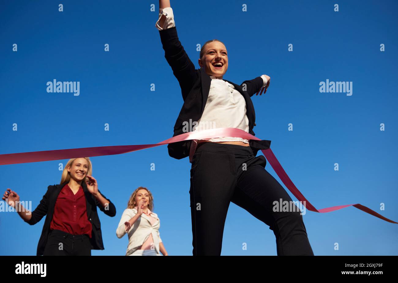 Employee running together hi-res stock photography and images - Alamy