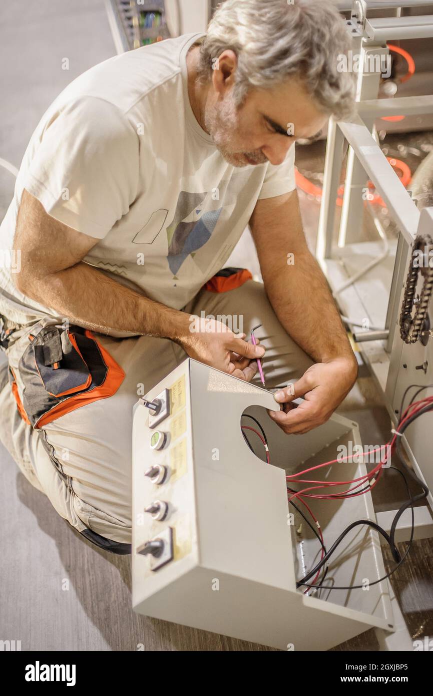 Electrical cubicle panel board hi-res stock photography and images - Alamy