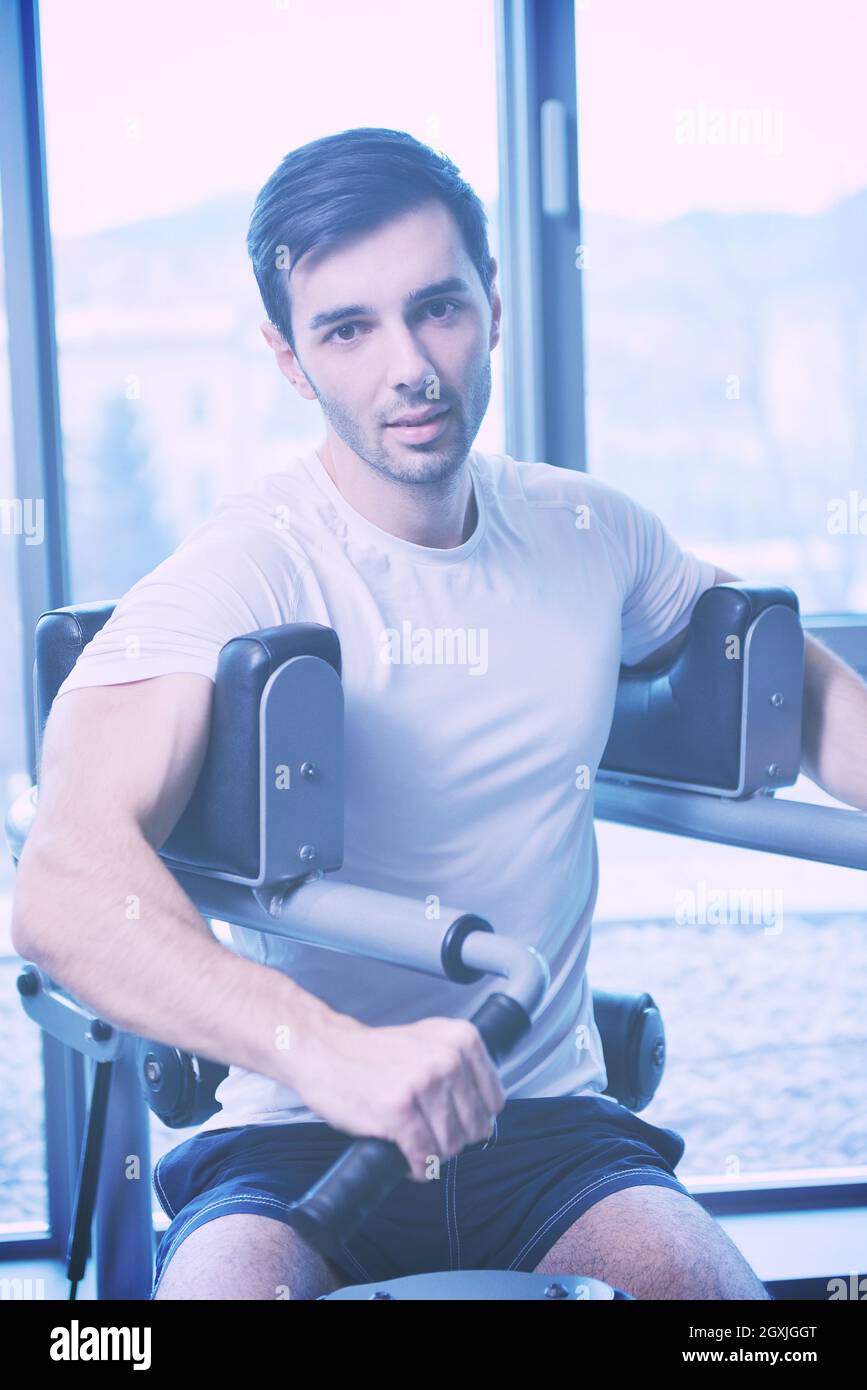 Hispanic male on treadmill hi-res stock photography and images - Alamy