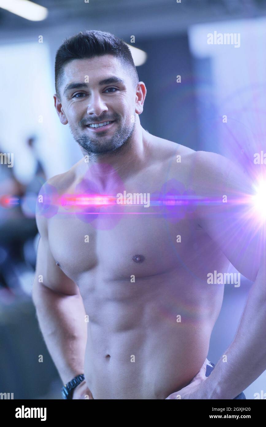 Strong handsome man hi-res stock photography and images - Alamy