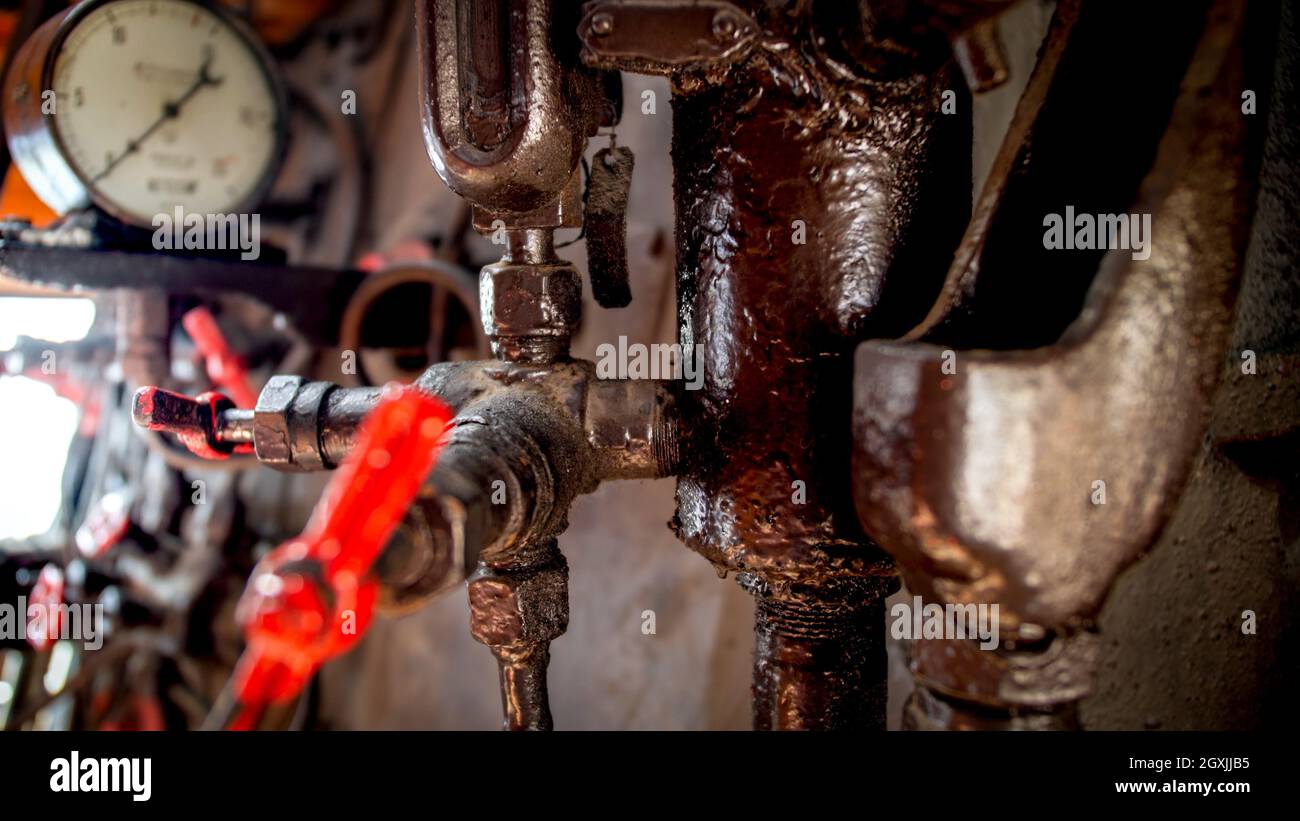 Air pump steam locomotive hi-res stock photography and images - Alamy