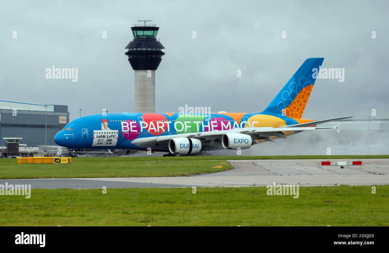 Emirates dubai expo livery hi-res stock photography and images - Alamy
