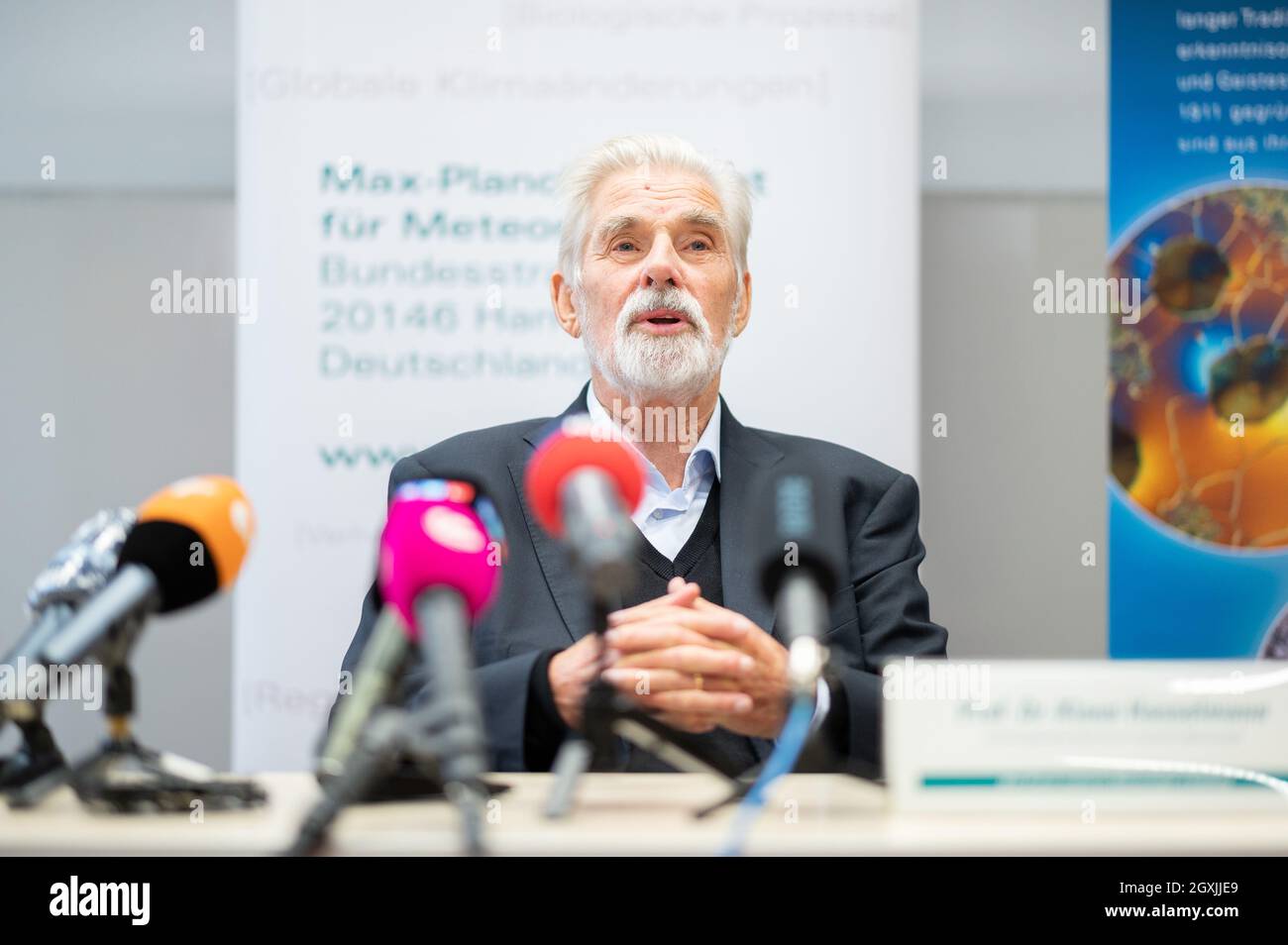 Hamburg, Germany. 05th Oct, 2021. Klaus Hasselmann, climate researcher ...