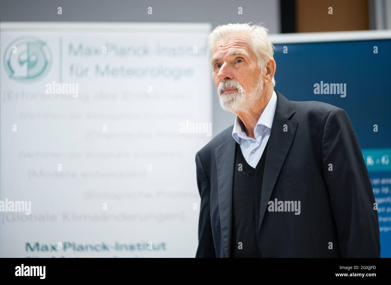 Hamburg, Germany. 05th Oct, 2021. Klaus Hasselmann, climate researcher ...