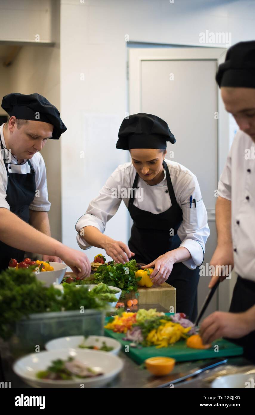 Busy chefs working hi-res stock photography and images - Alamy