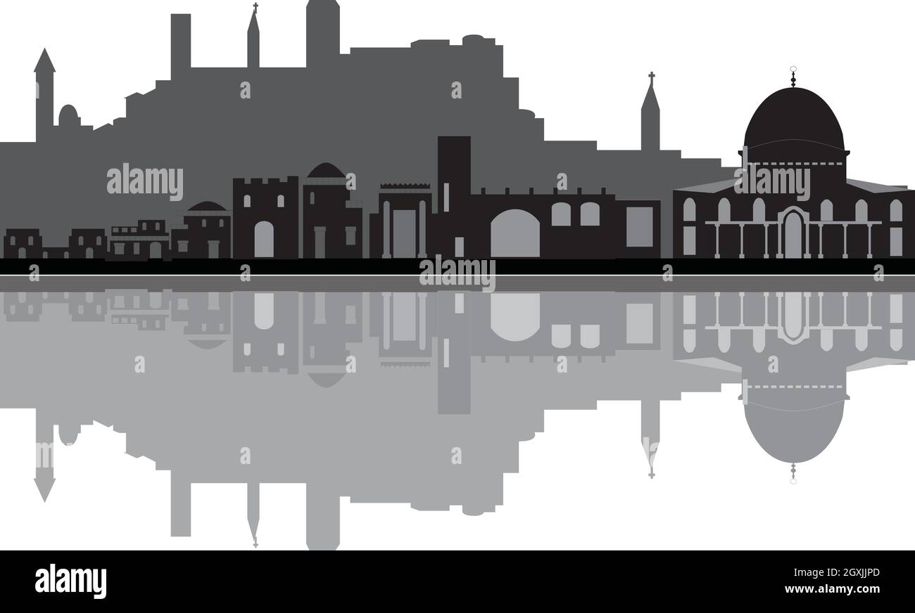 Jerusalem skyline Stock Vector Images - Alamy