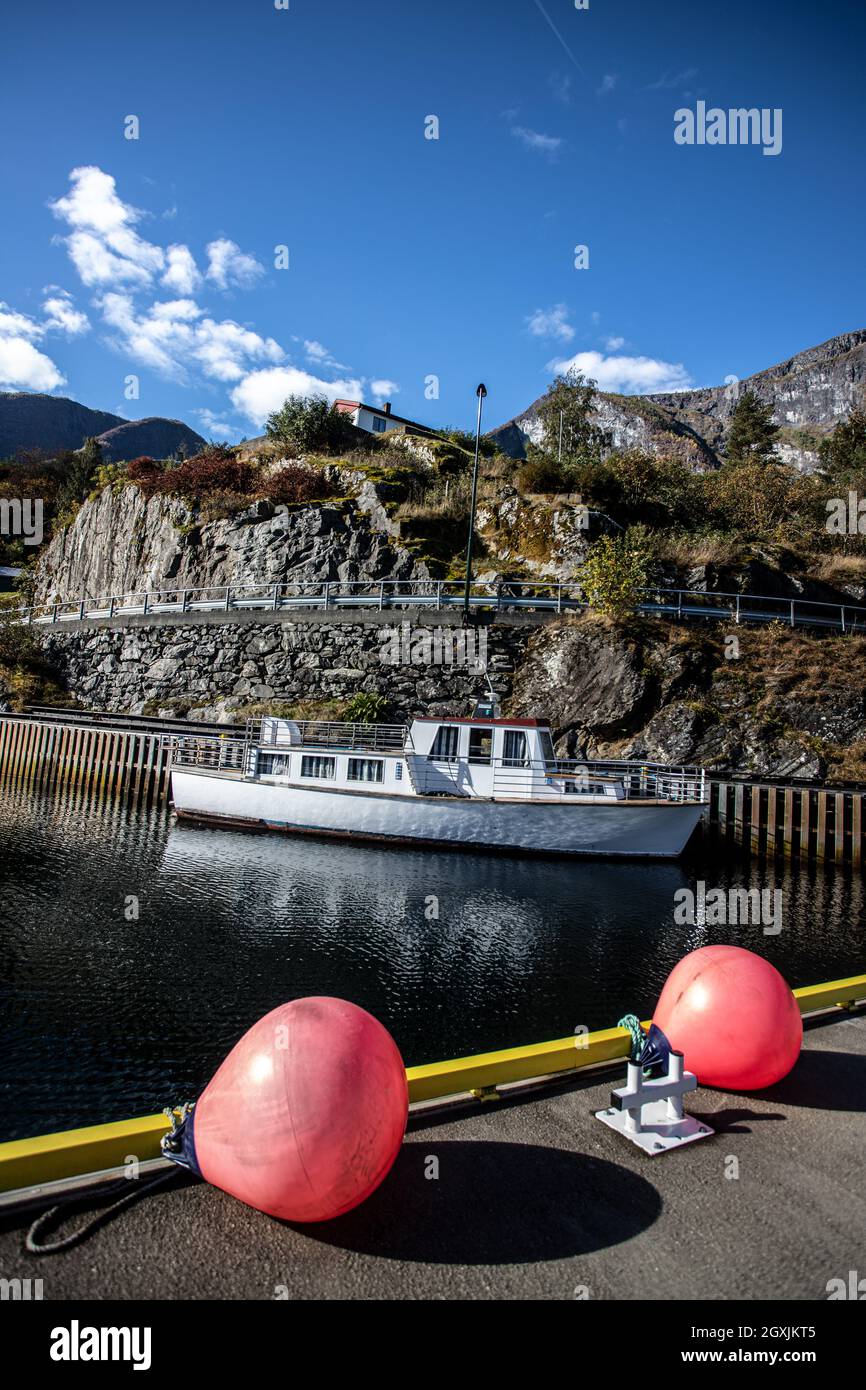 port of Flam, Aurlandsfjord, Norway Stock Photo - Alamy