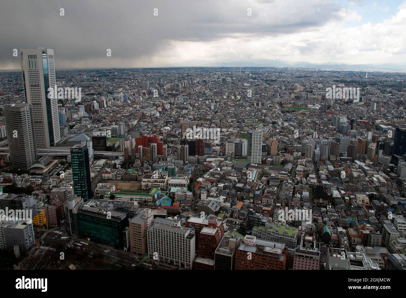 Top view of downtown Tokyo in the afternoon, Japan Stock Photo - Alamy