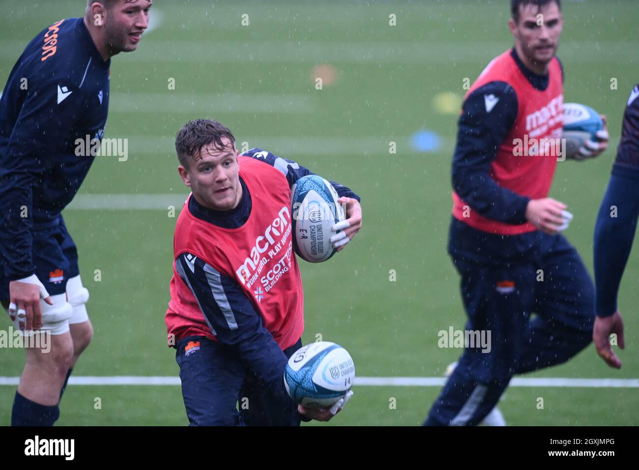 Dam Health Stadium Edinburgh.Scotland UK.5th Oct 21. Edinburgh Rugby ...