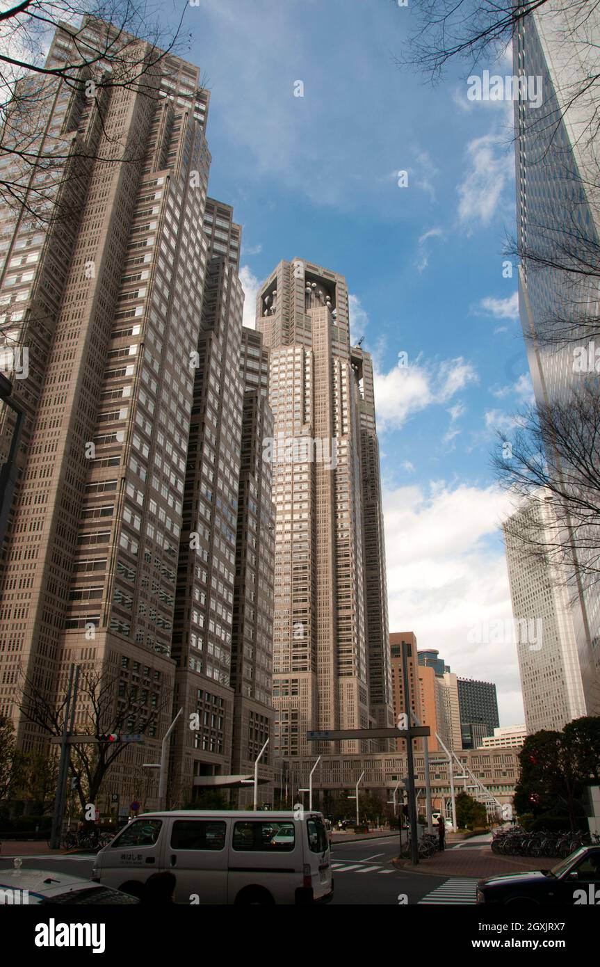 Skyscrapers in downtown Tokyo, Japan Stock Photo - Alamy
