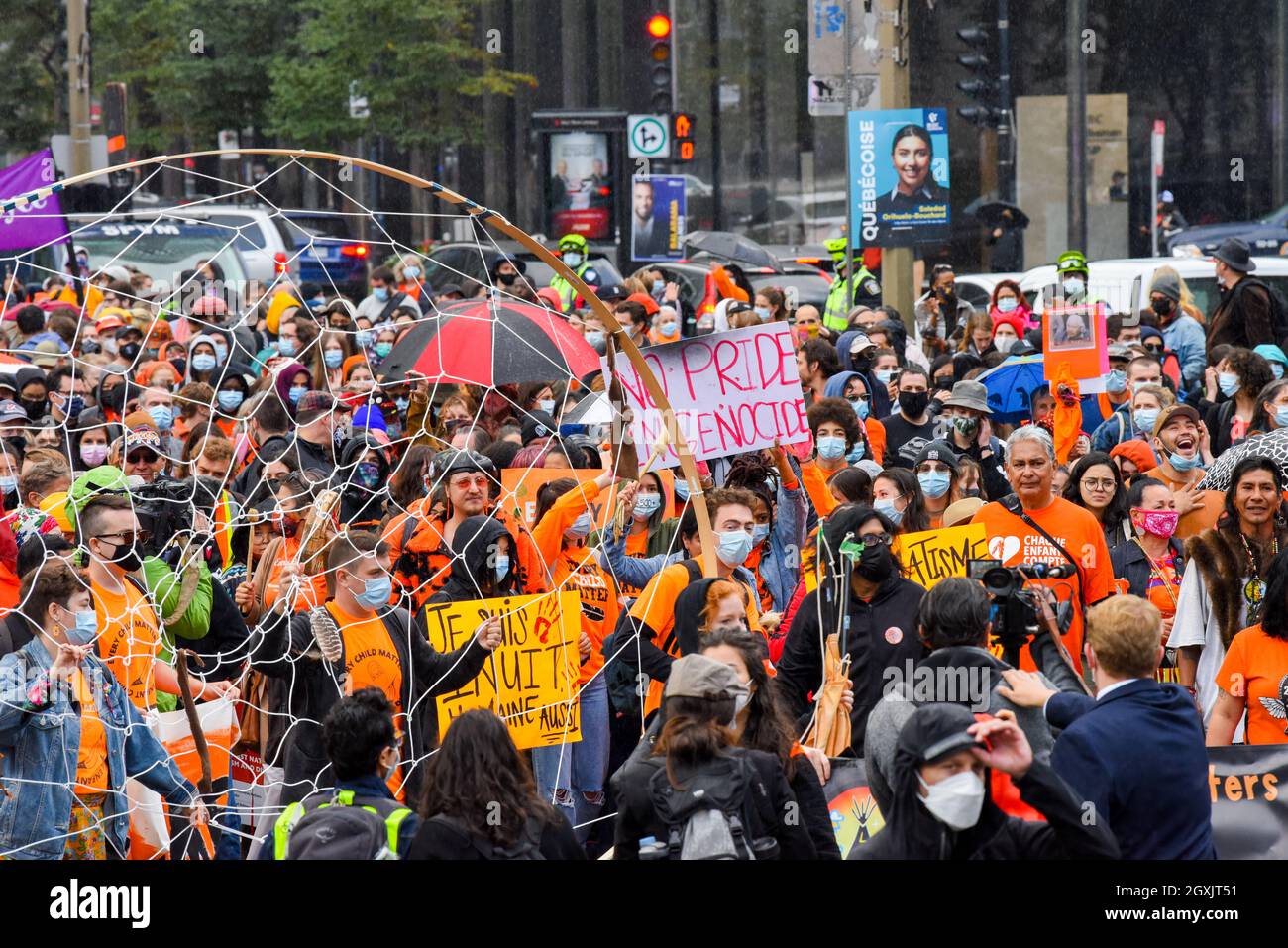 Orange shirt day, Montreal, September 30, 2021 Stock Photo - Alamy