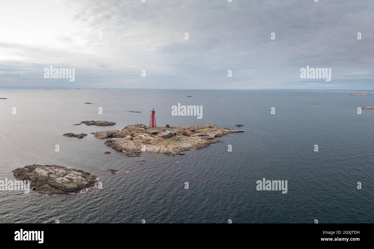 Hamnskar island with Pater Noster lighthouse Stock Photo - Alamy