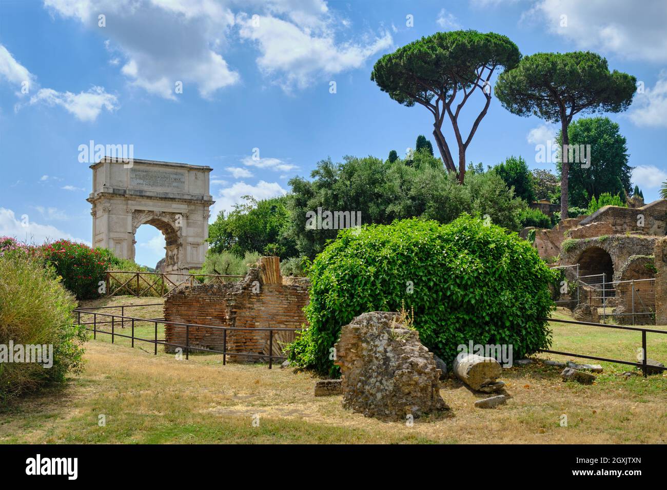 Imperial forum of Emperor Augustus. The Imperial fora (Fori Imperiali ...