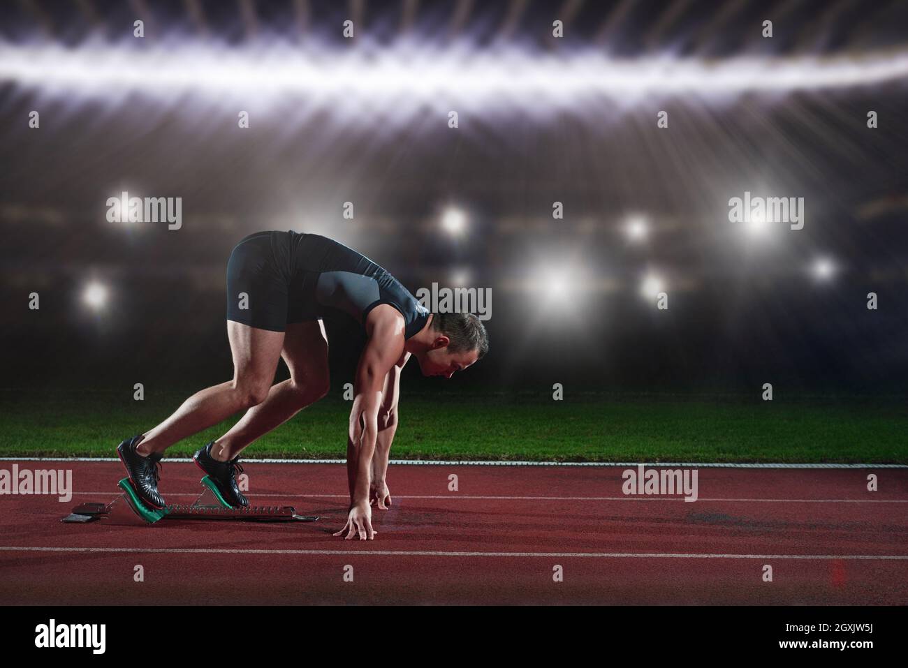 Marie Jose Perec Starting Blocks