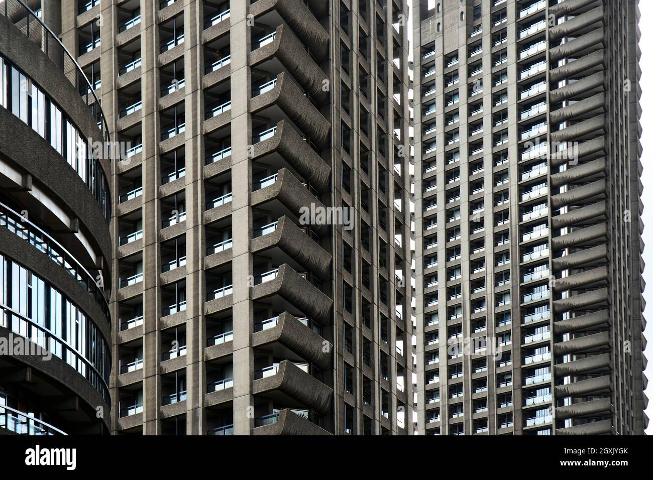 The Barbican Residential Estate built in the classic Brutalist Style in ...