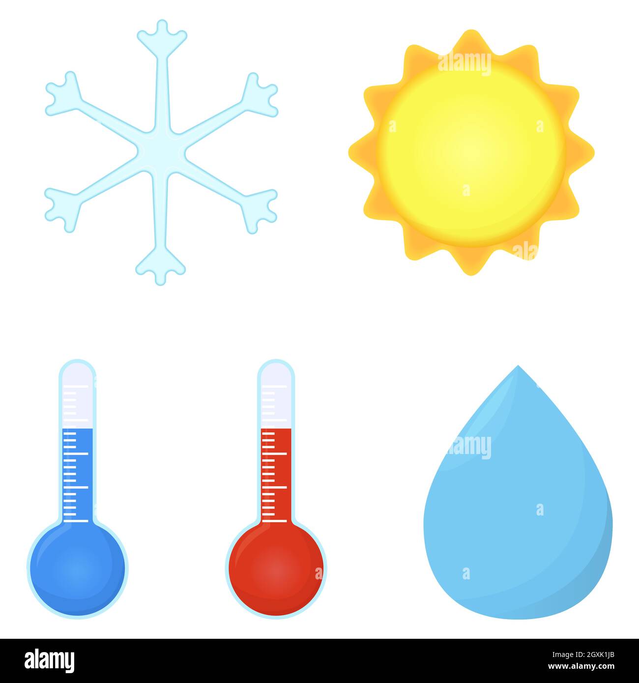 Thermometer weather Cut Out Stock Images & Pictures - Alamy