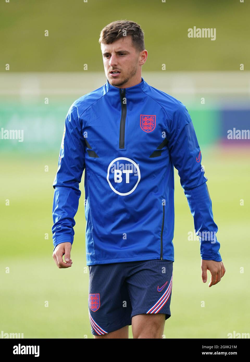 England's Mason Mount during a training session at St George's Park ...
