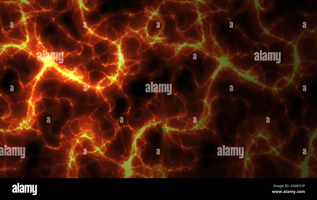 3d illustration - abstract background with disgusting slimy bacteria ...