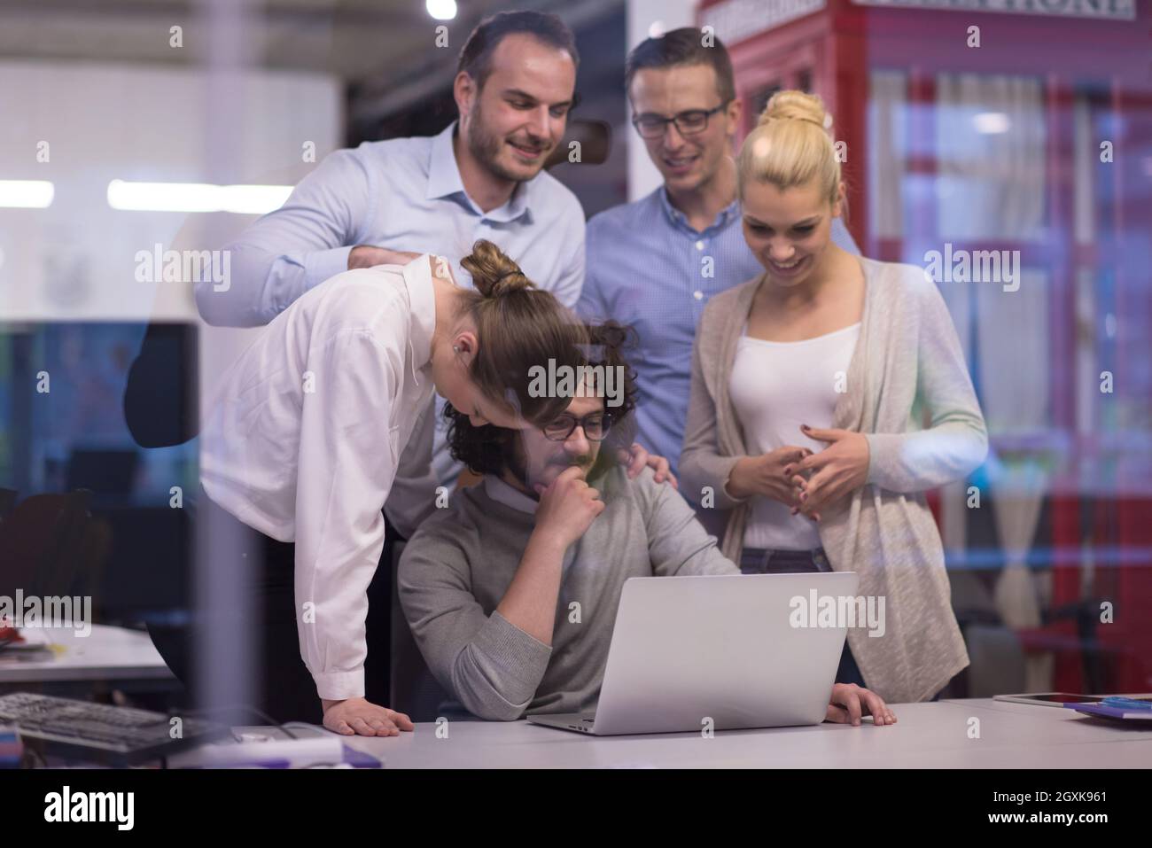 Portrait Of Successful Business people Entrepreneur At Busy startup ...