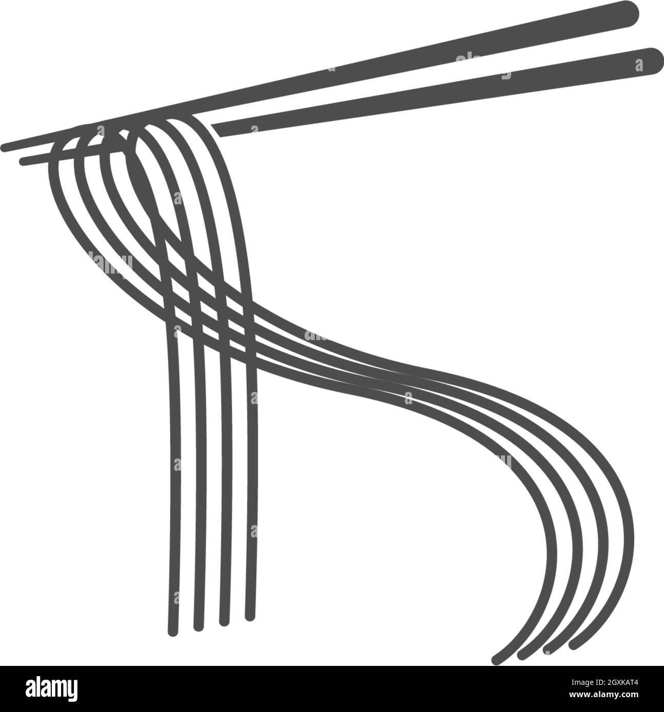 Noodle icon logo design template vector illustration Stock Vector Image ...