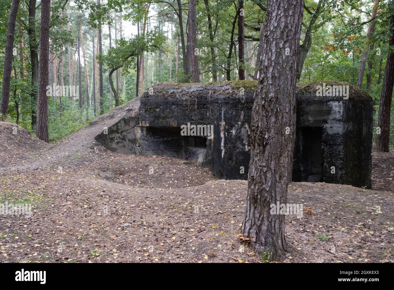 Zory, Poland - September 23, 2021. Polish defense and fortification ...