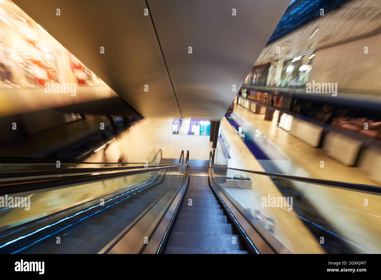modern bright shopping mall indoor architecture Stock Photo - Alamy