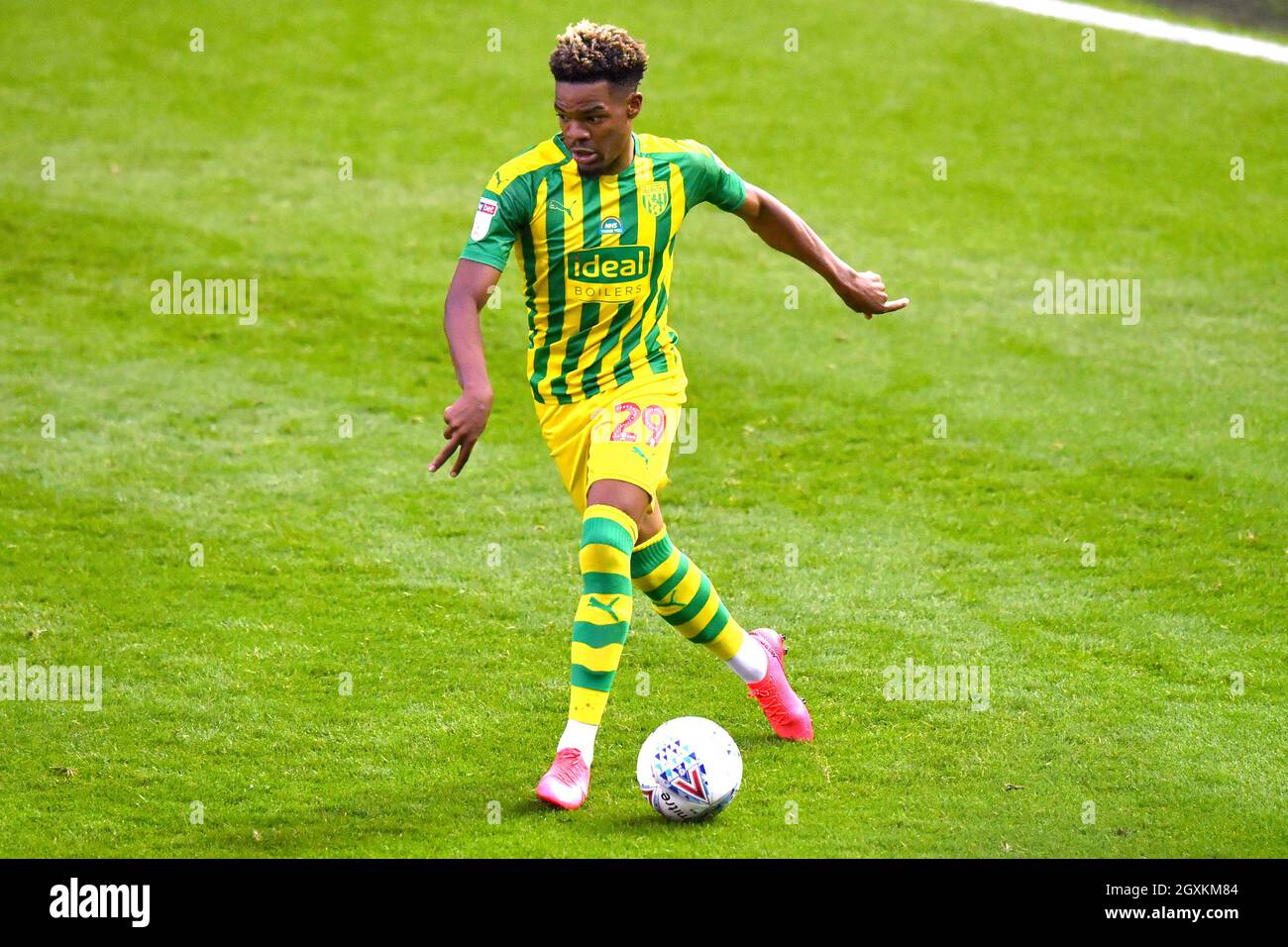 West Bromwich Albion's Grady Diangana Stock Photo - Alamy
