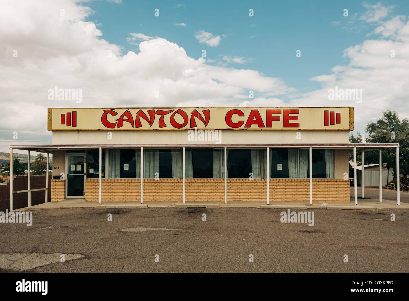 Canton Cafe, on Route 66 in Grants, New Mexico Stock Photo - Alamy