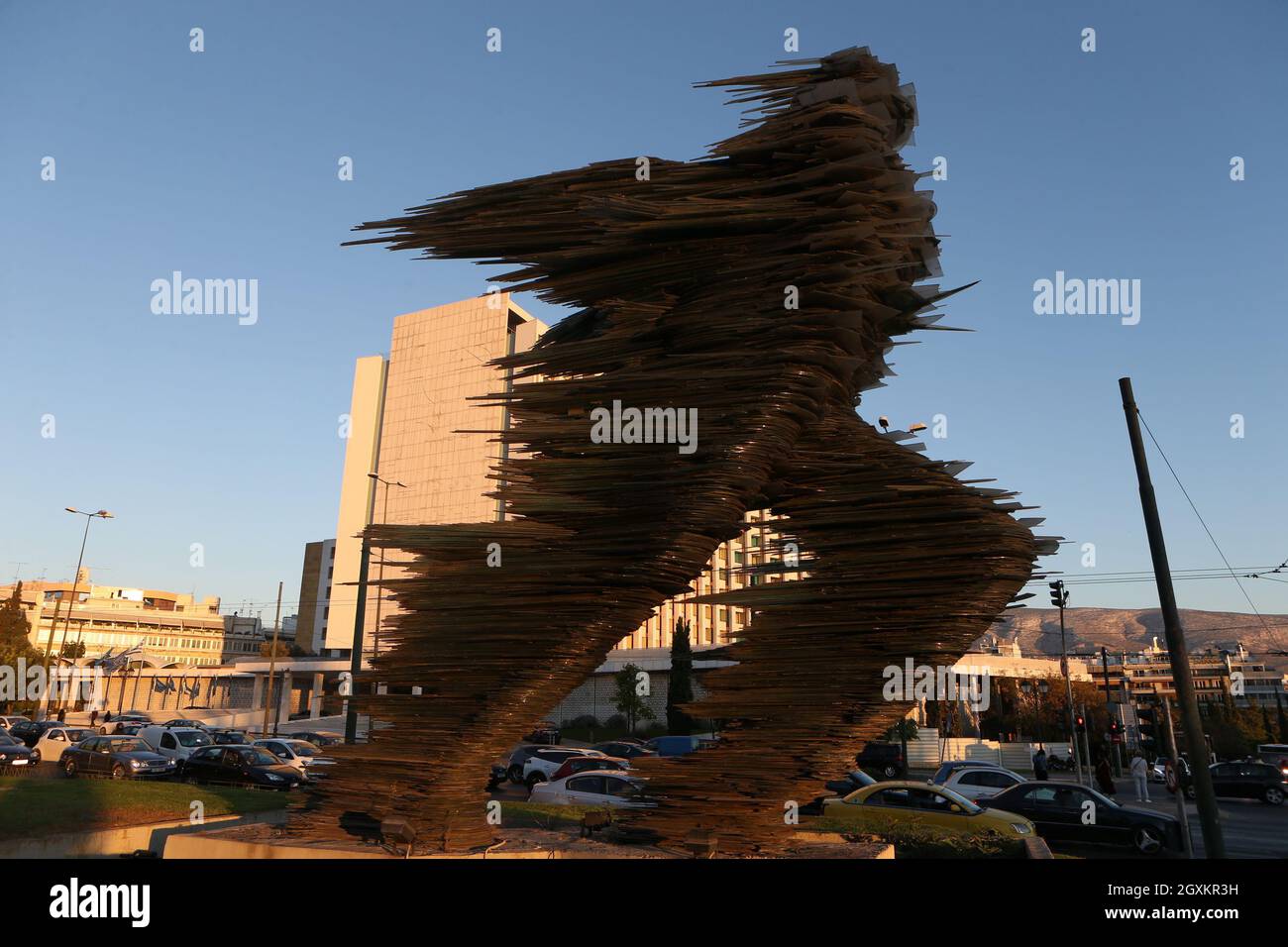 Statue greek runner hi-res stock photography and images - Alamy