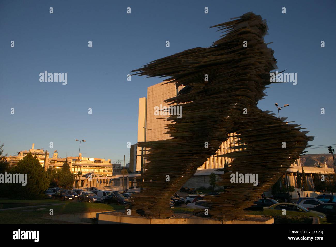 Statue greek runner hi-res stock photography and images - Alamy