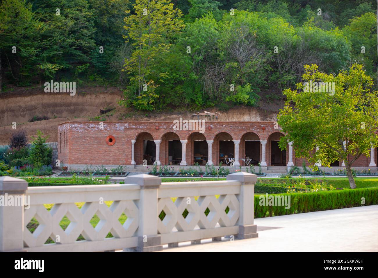 the majestic Bodbe monastery near Sighnaghi in Georgia Stock Photo - Alamy