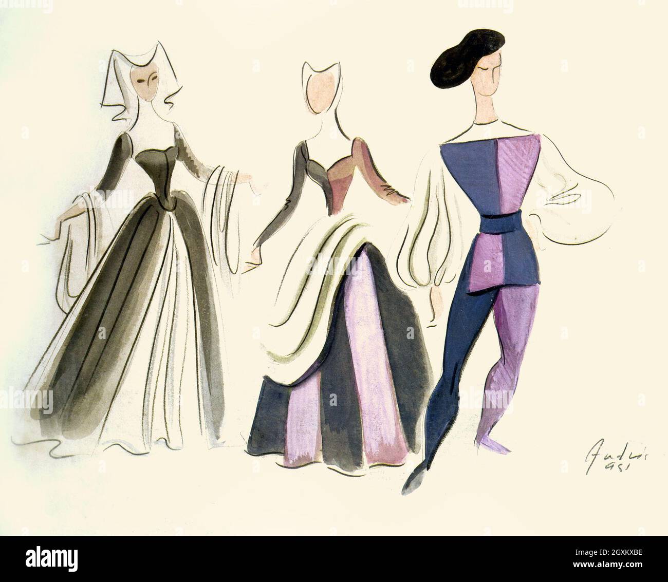 Fashion and costume hi-res stock photography and images - Alamy