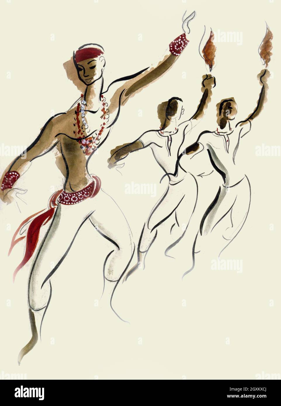 Dancers in Poise Stock Photo - Alamy