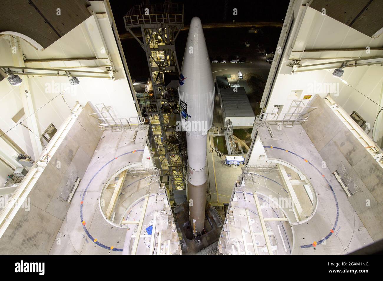 The United Launch Alliance Atlas V rocket with the NASA Landsat 9 ...