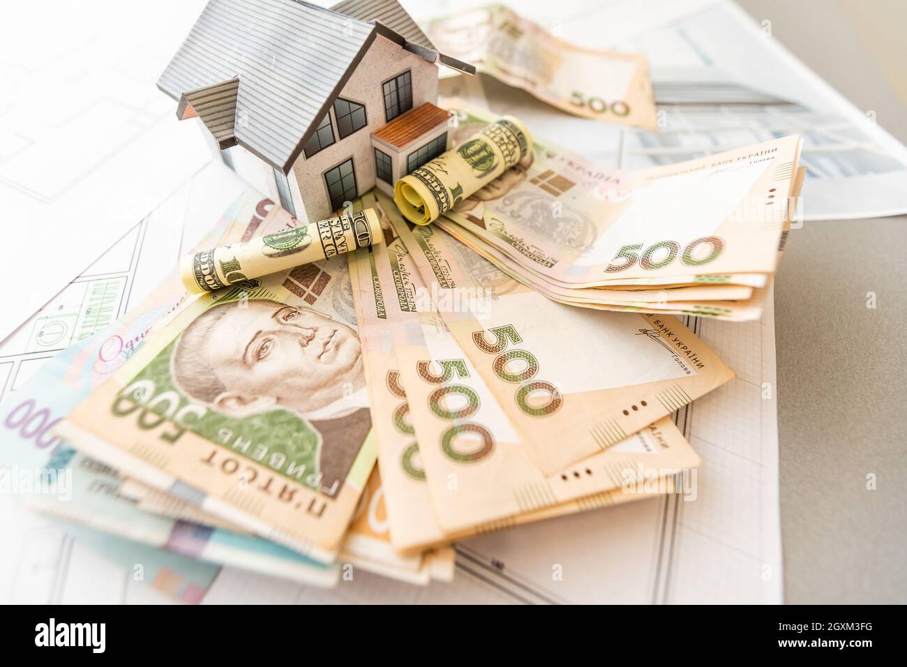 mocap layout of the house, Ukrainian hryvnia, Ukraine currency, salary ...