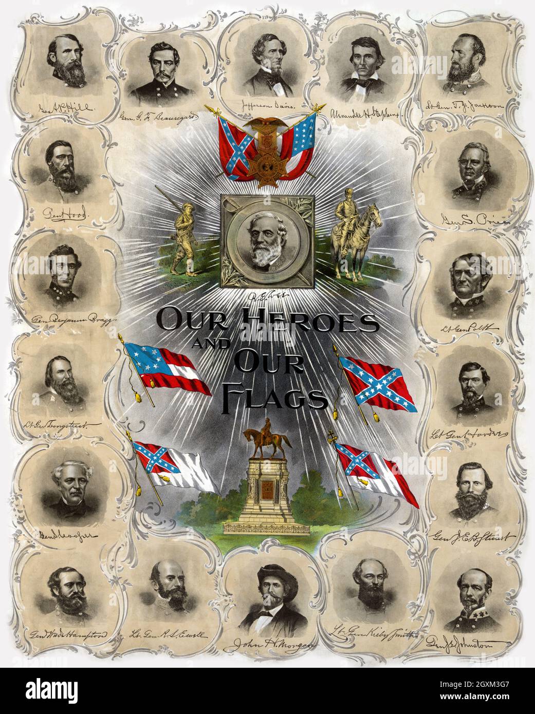 Our heroes and our flags Stock Photo - Alamy